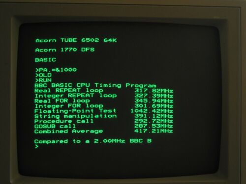 Bbc Master Using Raspberry Pi Co Processor Retro Coding 0999