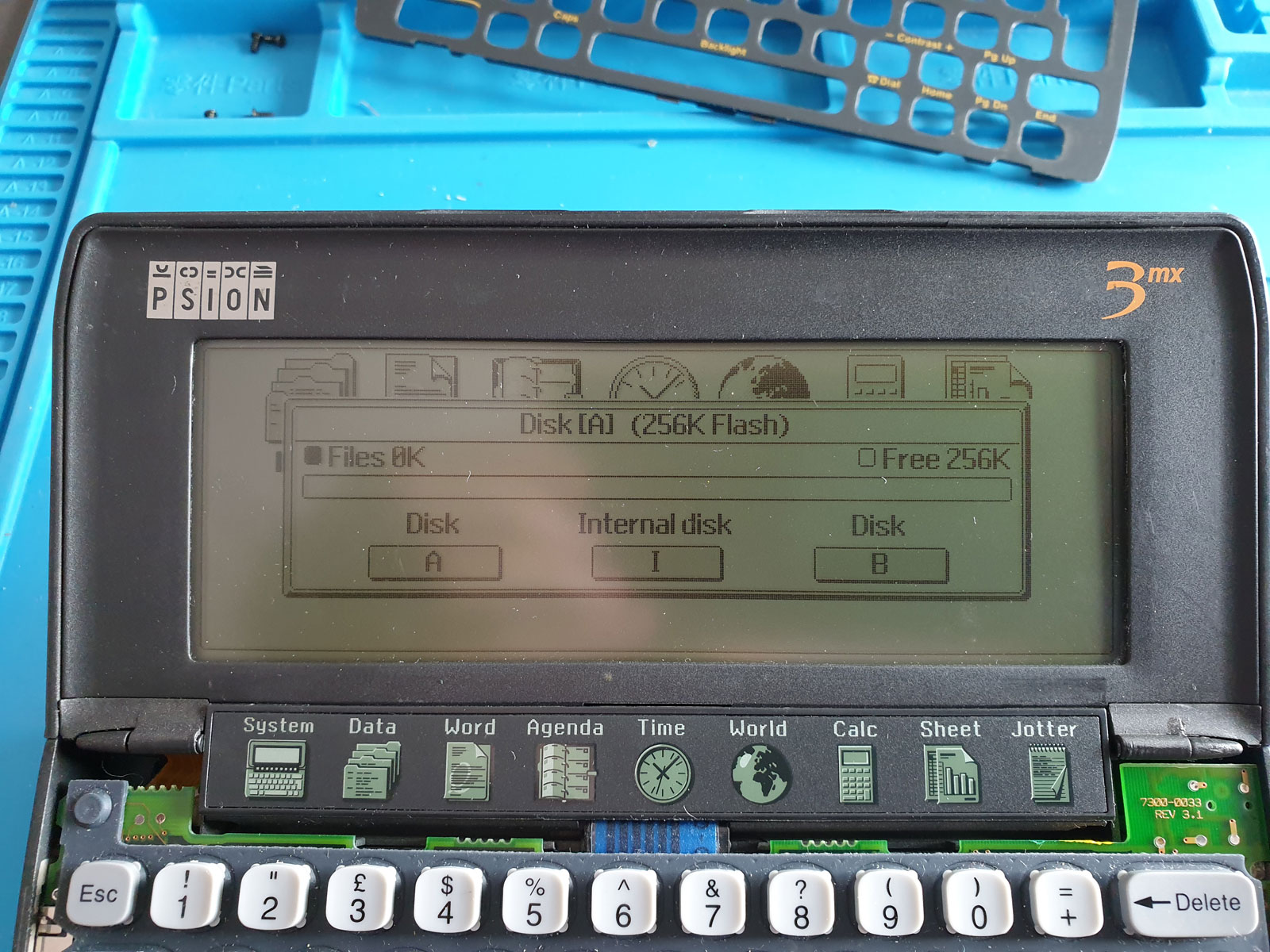 Psion Series 3mx SSD door microswitch repair - Retro Coding